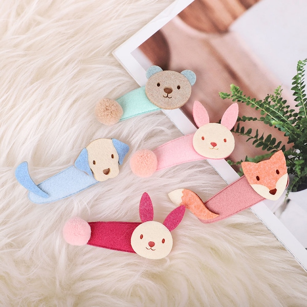 Felt Hairclip - Etsy