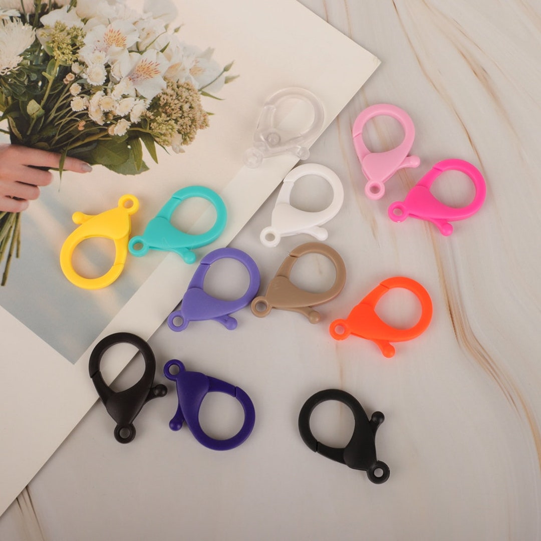2435mm,plastic Lobster Clasp, Colorful Lobster Clips, Key Ring Clip ...