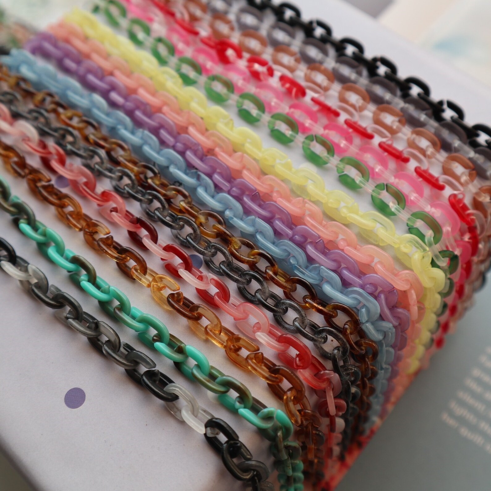 2360cm Acrylic Chainleopard Acrylic Mini Chain for - Etsy