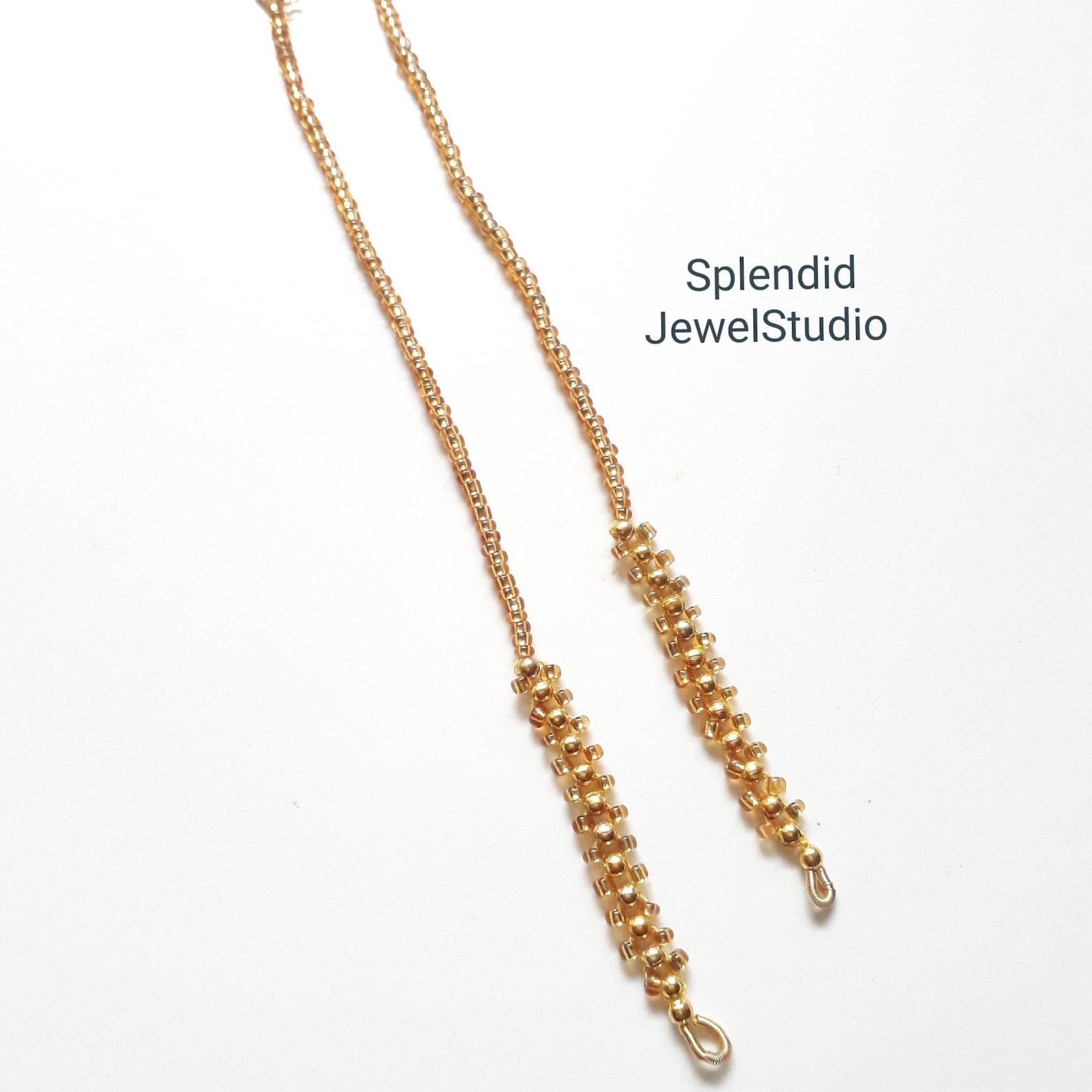 Golden Kaan Chain - Kundan Kaan Chain , Kundan Ear Supports, Ear ...