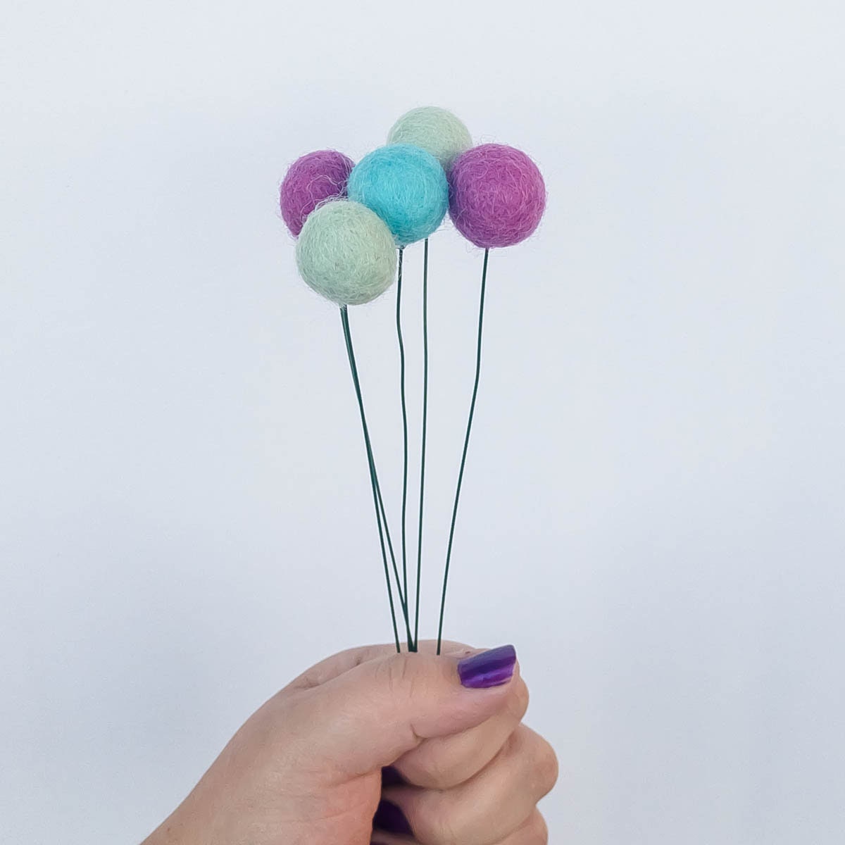 Felt Billy Ball - Felt Foliage - Felt Essential Oil Diffuser - Billy ...