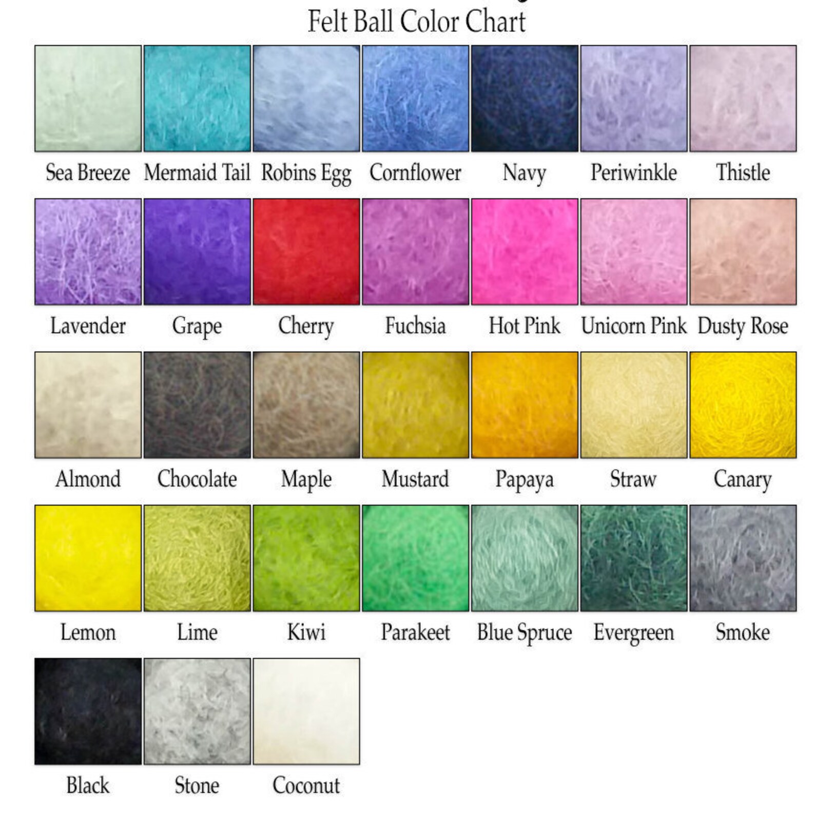 Felt Billy Ball - Felt Foliage - Felt Essential Oil Diffuser - Billy ...
