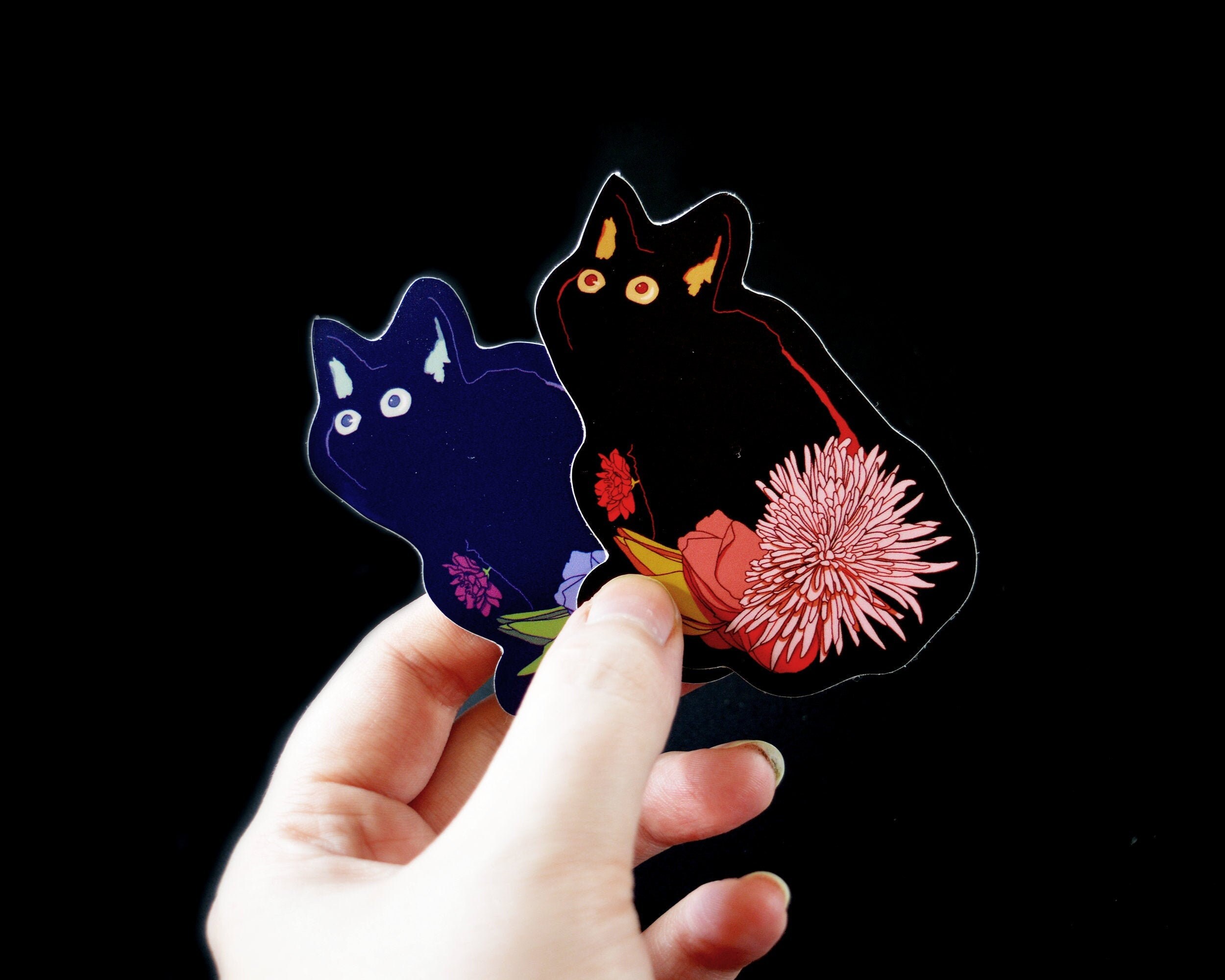 Oh No Cat Meme Sticker Set Very Surprised Scared Nervous - Etsy