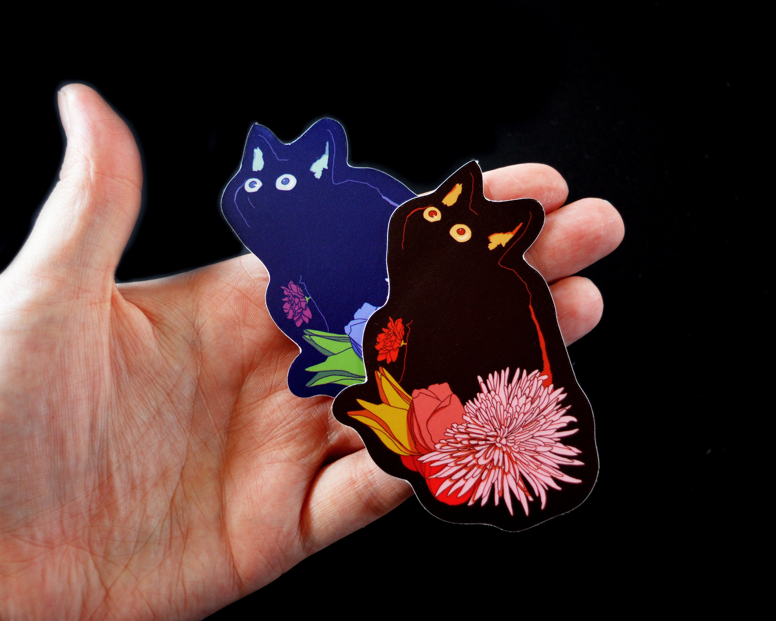 Oh No Cat Meme Sticker Set Very Surprised Scared Nervous - Etsy