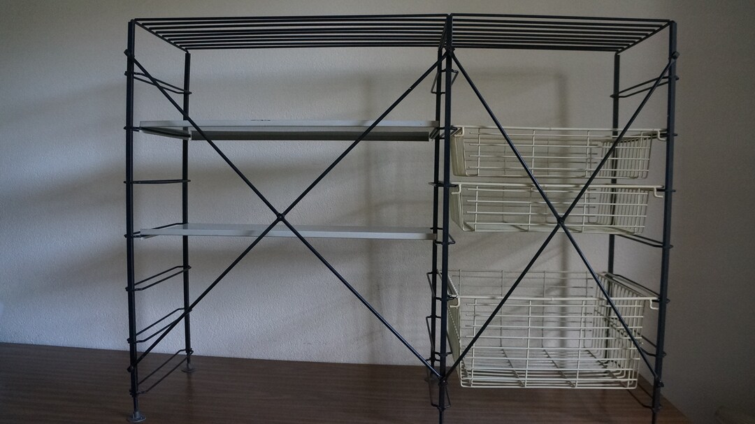 Vintage Retro 60s Storage Rack Kitchen Rack Fruit Rack Wire Rack Tomato ...