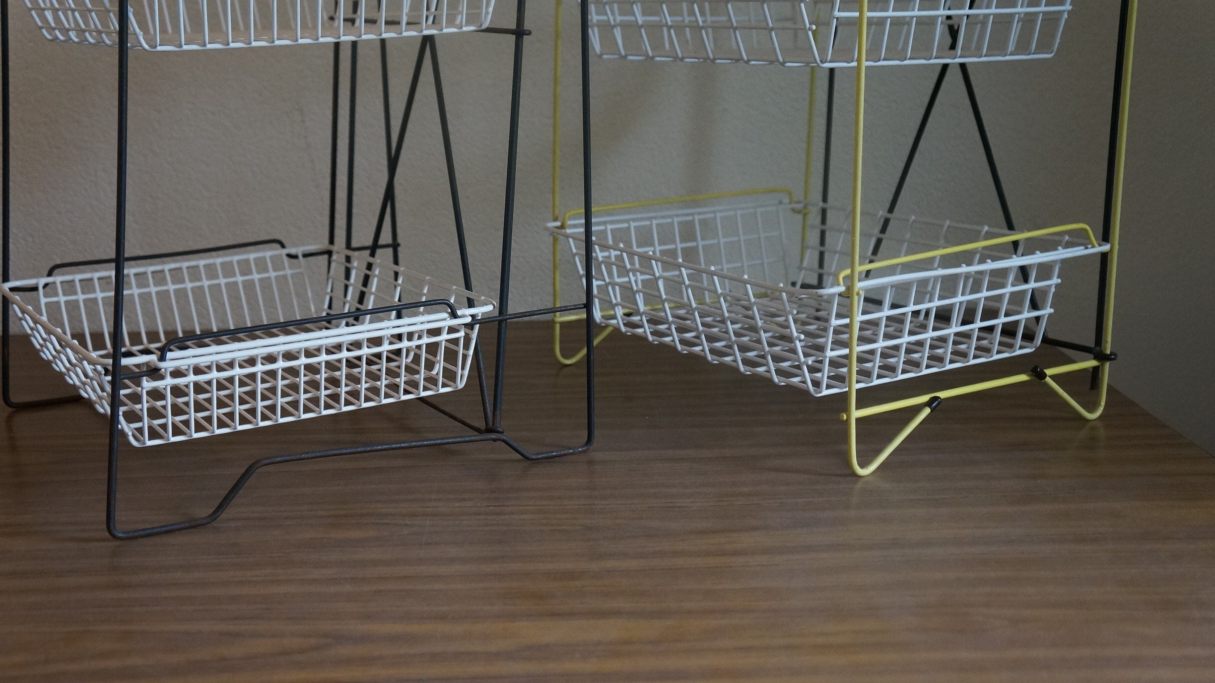 Vintage Tomado Holland Storage Wire Rack Retro Vintage Fruit Rack Mid ...