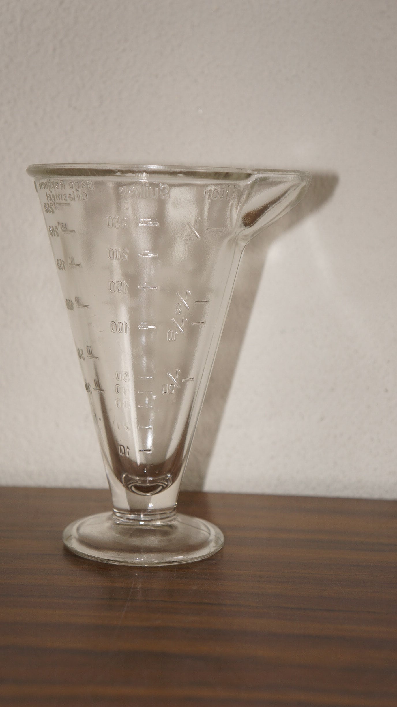Antique Measuring Mug,press Glass,measuring Scale,antique Measuring Cup ...