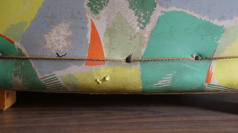 Vintage Retro 60,s Storage Box Stock Box Laundry Basket Mid Century ...