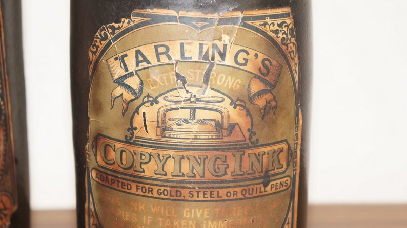 Old Antique Ink Bottles Fountain Pens Ink Stone Ink Bottles London ...