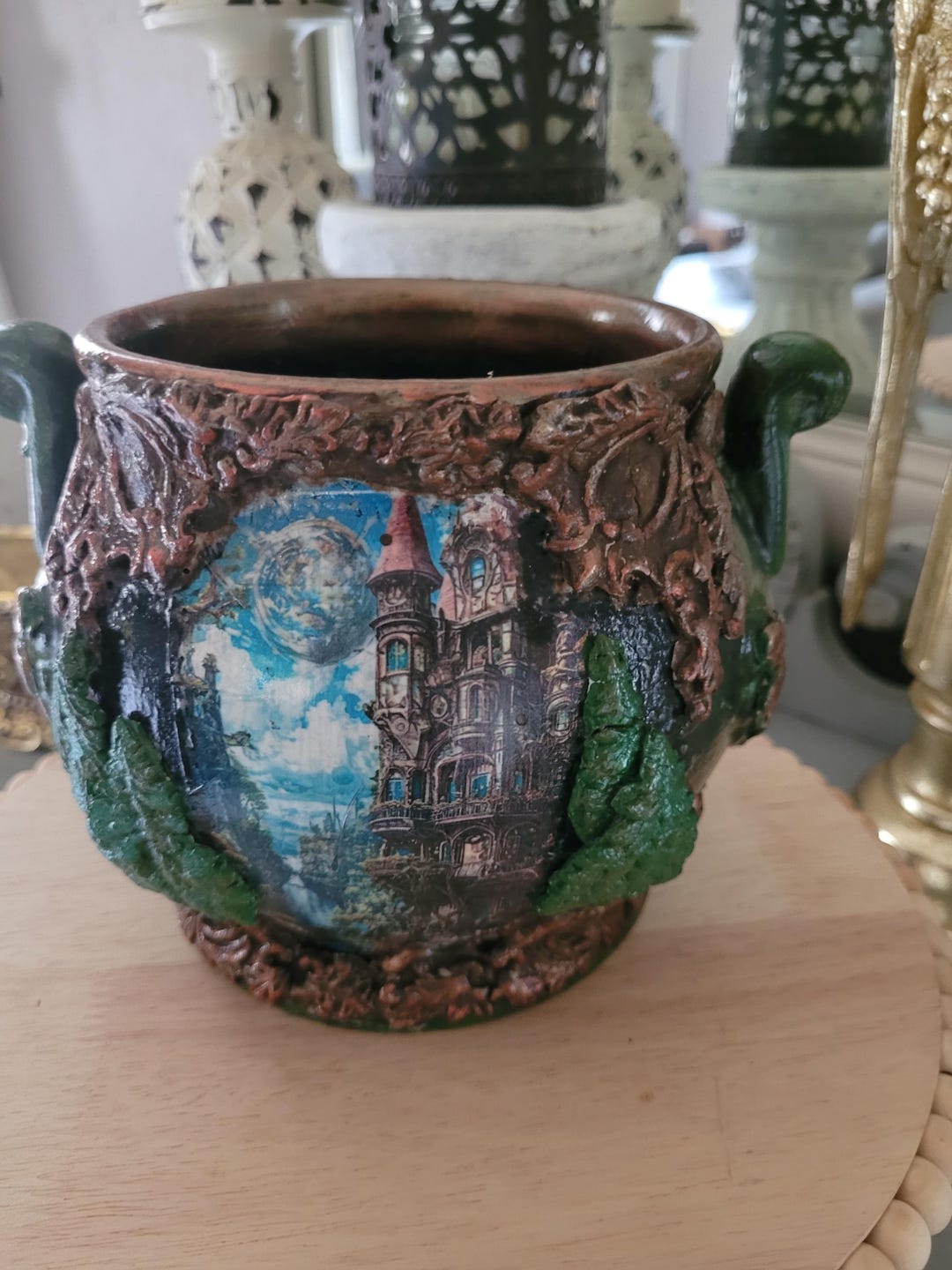 Castle Vase Container - Etsy
