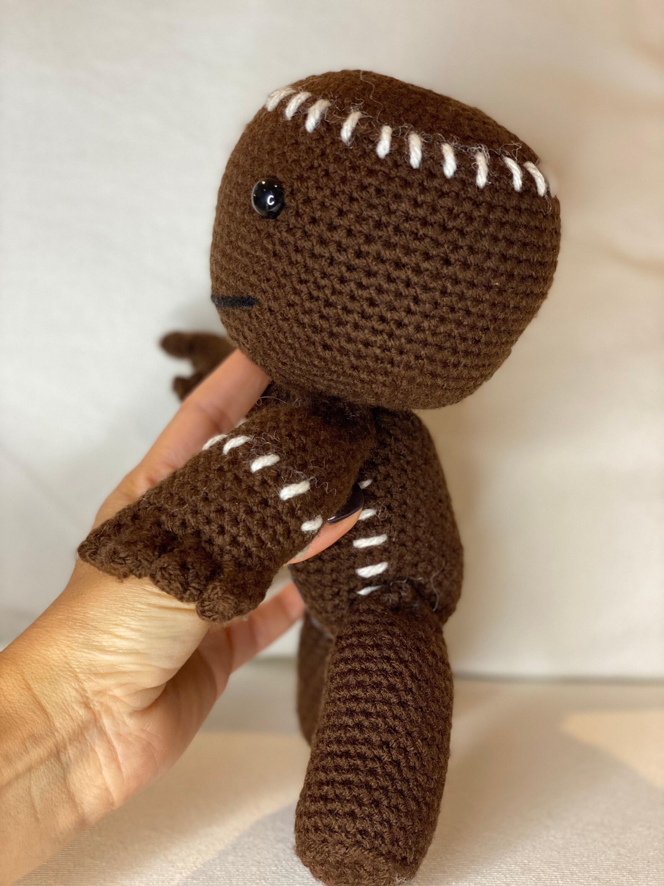 Stuffed Animals & Plushies Children Plush Toy Crochet Gifts Sackboy ...