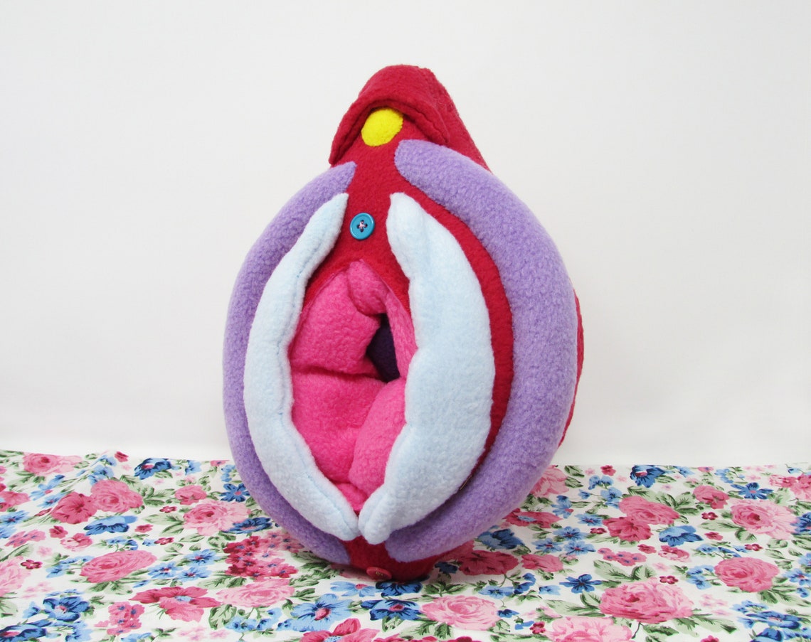 Vulva Plushy Model Fleece Vulva Pillow Hand Sewn Yoni Etsy Uk