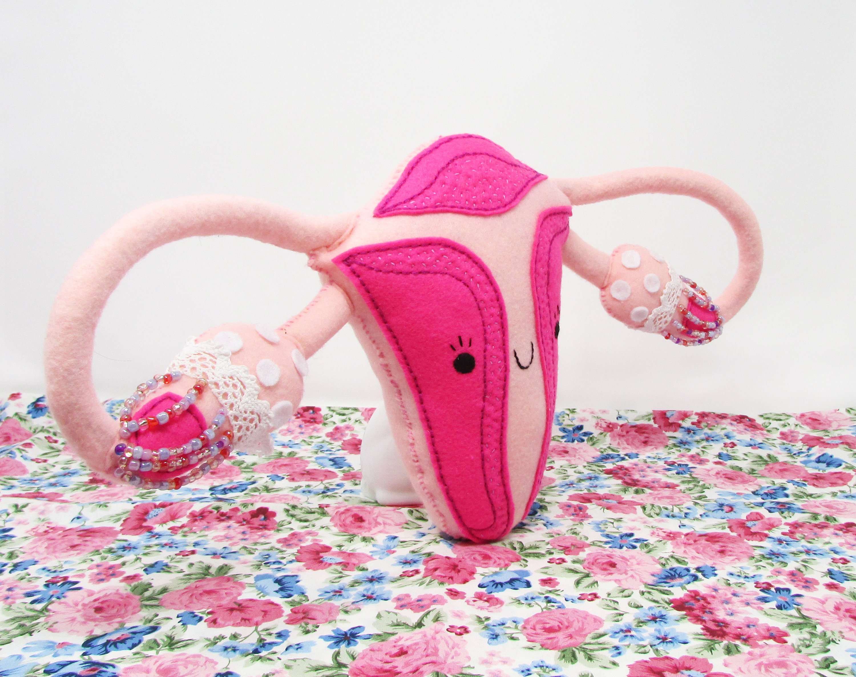 Uterus Plushy Made to Order Hand Sewn Uterus Stuffy - Etsy