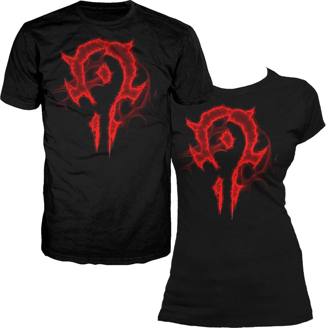 World of Warcraft Horde Logo Saturated Official Men's and Ladies' Short ...