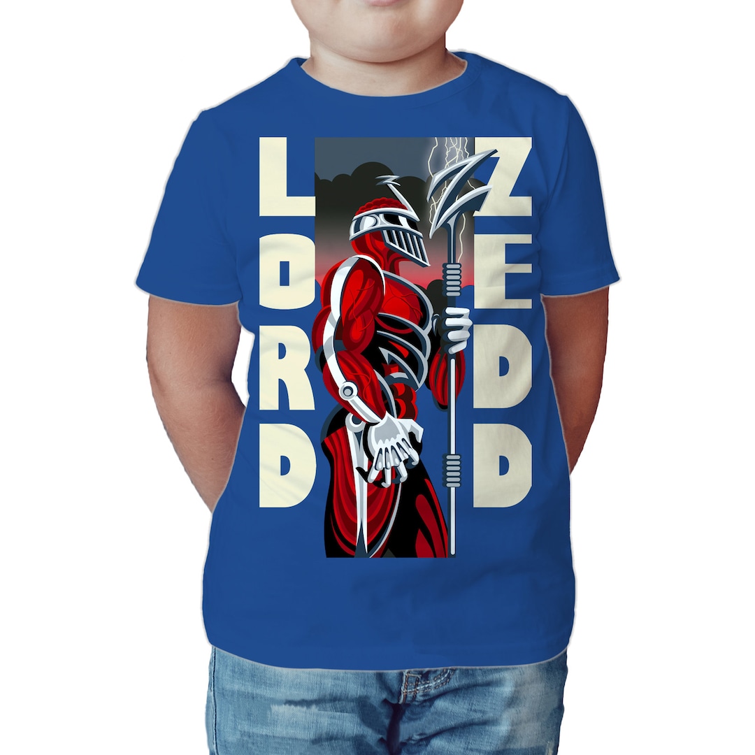 Power Rangers Logo Lord Zedd Official Kids T-shirt blue / Green ...
