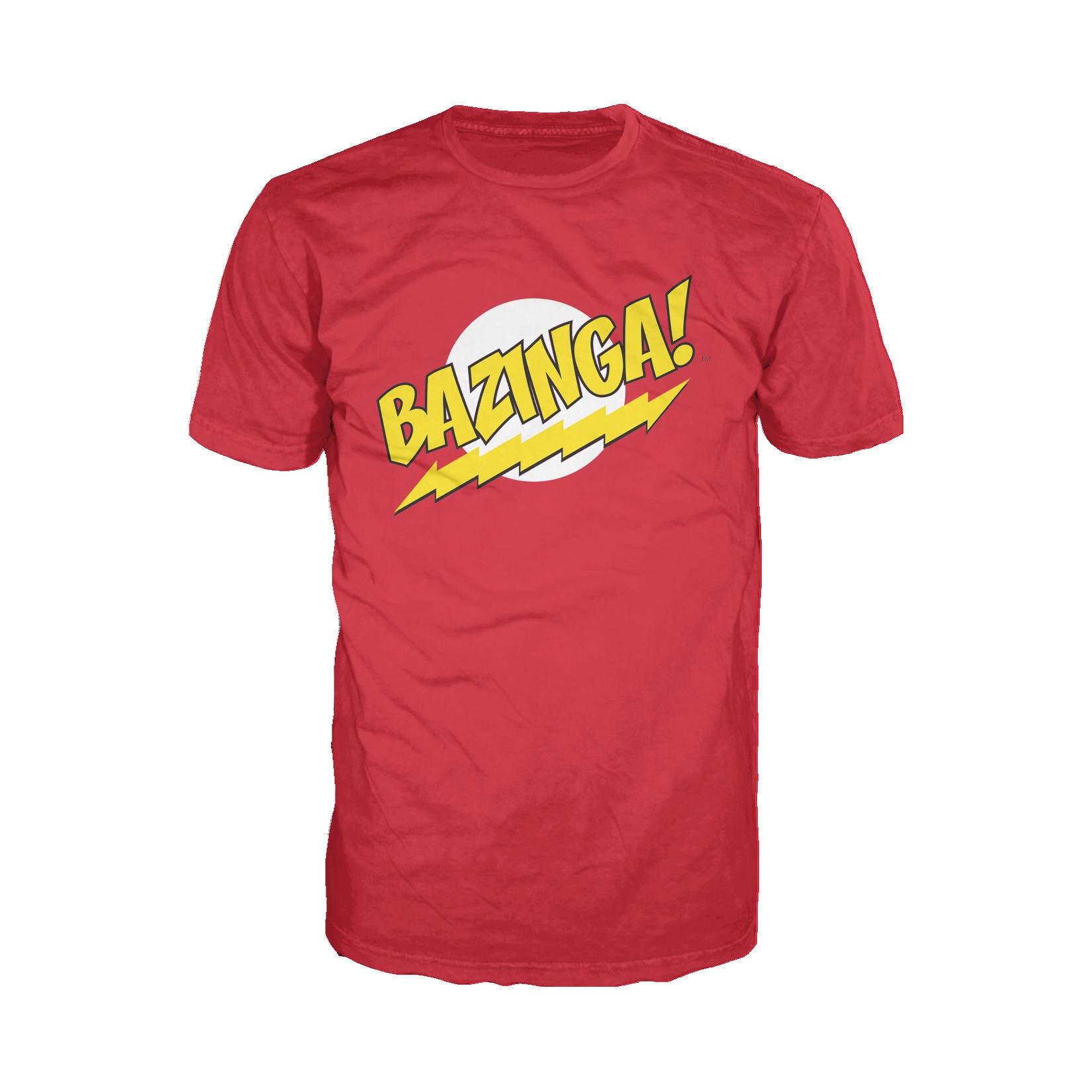 Big Bang Theory Logo Bazinga Official Men's and Women's SKINNY FIT T ...