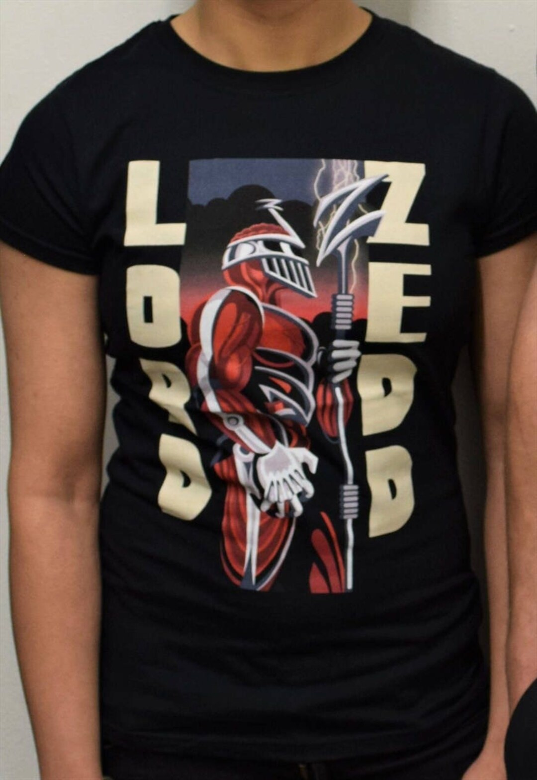 Power Rangers Lord Zedd Official Ladies Fitted T-shirt black MMPR ...