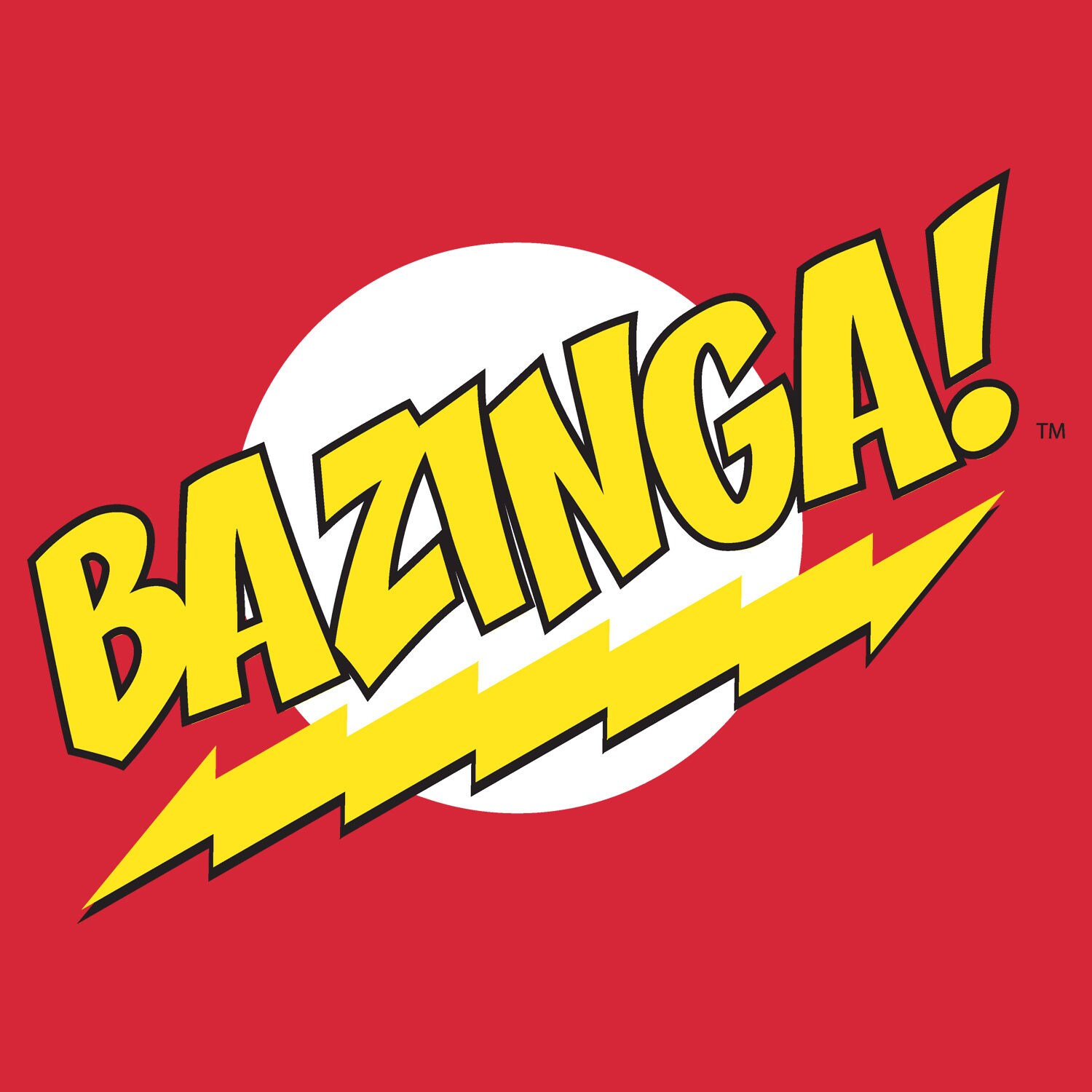Big Bang Theory Logo Bazinga Official Men's and Women's SKINNY FIT T ...