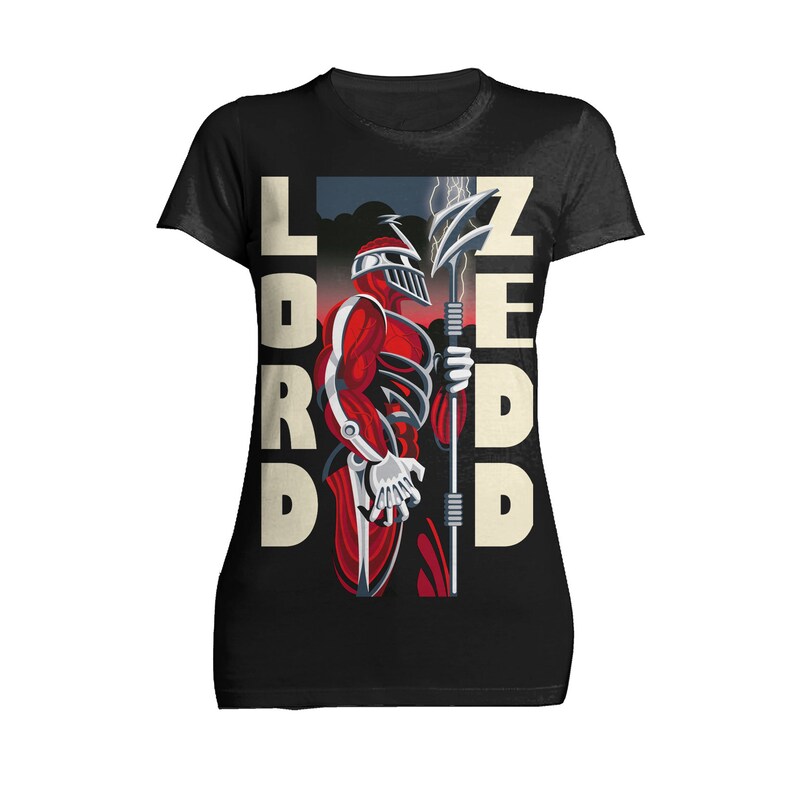Power Rangers Logo Lord Zedd Official Women's SKINNY FIT T-shirt black ...