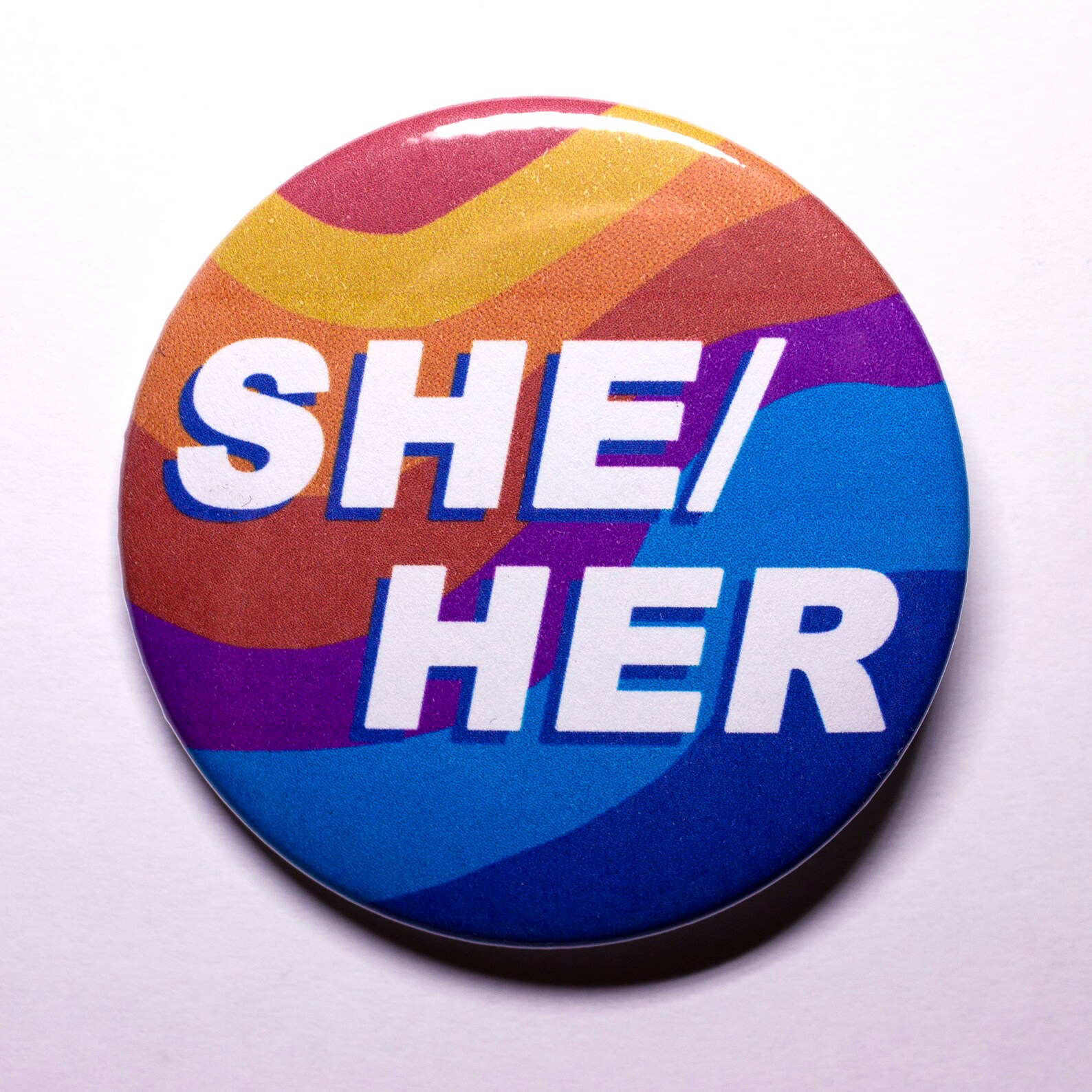 Individual Pronoun Pinback Buttons Etsy