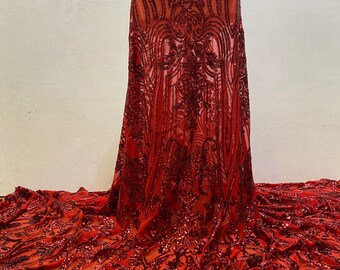 Red 4 Way Fabric - Etsy