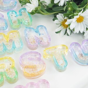 3D Alphabet Letters Epoxy Resin Shaker Silicone Molds- Alphabet Shaker ...