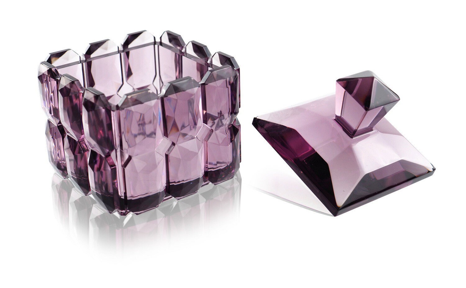 2-part Shiny Crystal Design Jewelry Box Resin Mold Storage - Etsy