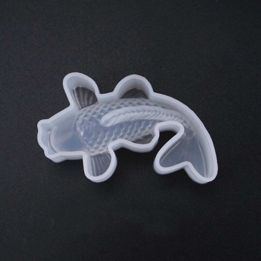 Shiny 3D Crap Koi Fish Resin Mold - Resin, UV Resin, Resin Molds ...