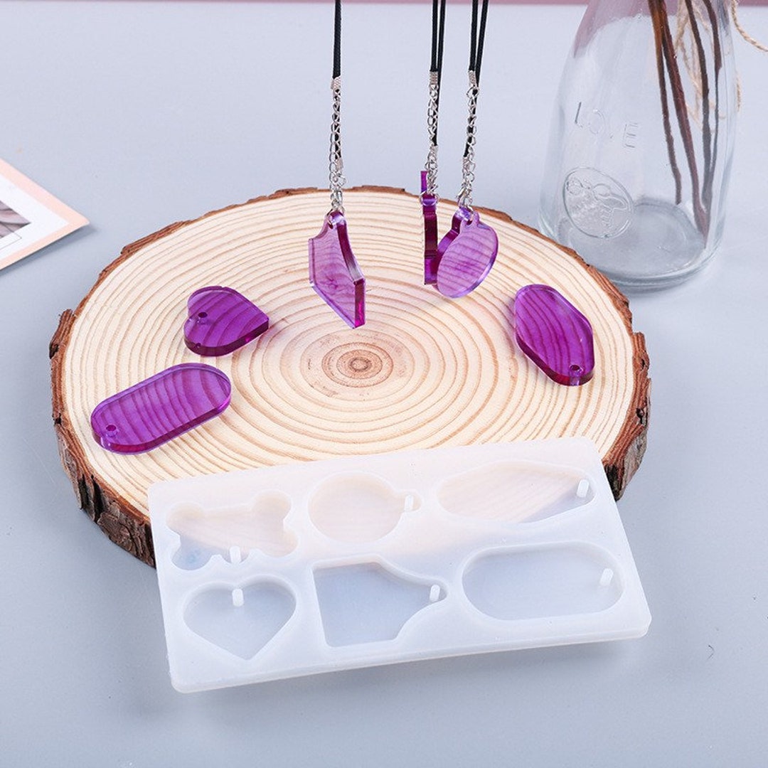 6-cavity Shiny Cat Tag Dog Tag Pet Tag Resin Mold - Resin, UV Resin ...