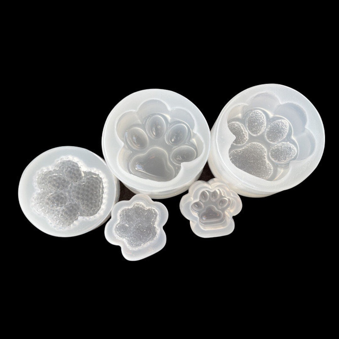 Druzy Cat Paw Silicone Resin Molds, Cat Paw Mold for Resin Casting- Cat ...