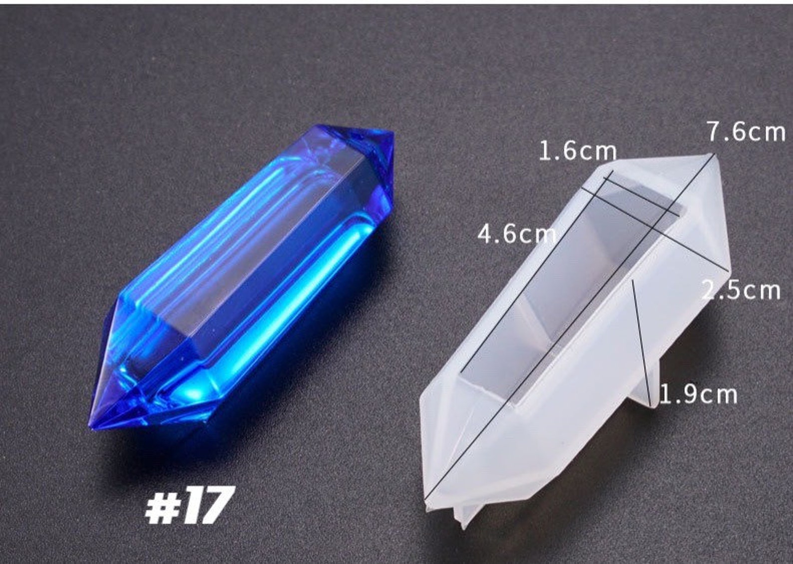 NEW Shiny Crystal Pendulum Pendant Resin Mold (6 Styles Available ...