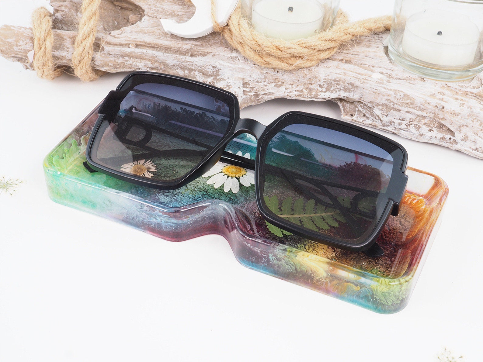 2 Pack Eyeglasses Display Case Silicone Mold, Sunglasses Display Case ...