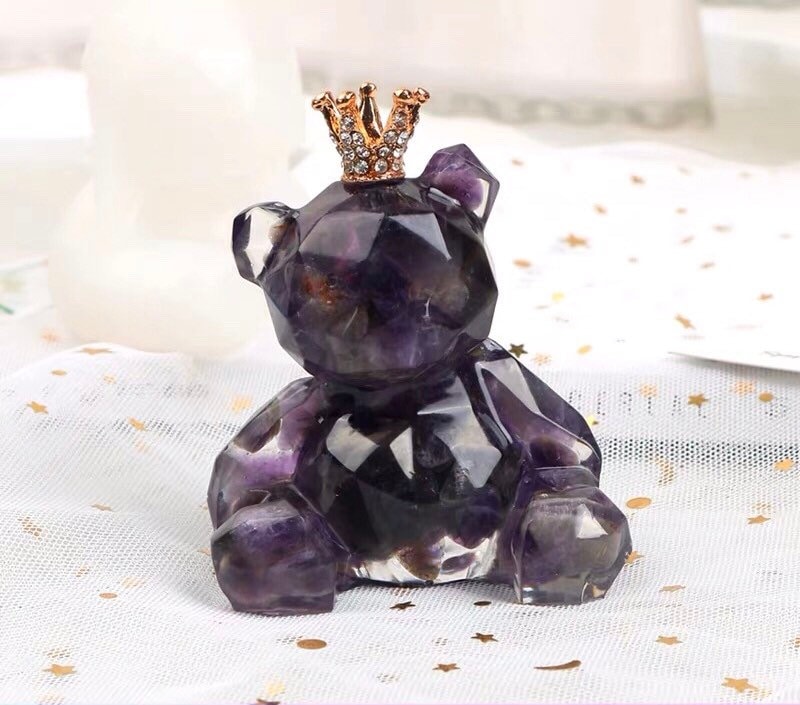 106 3D Shiny Bear Resin Mold Resin Resin Molds Silicone | Etsy