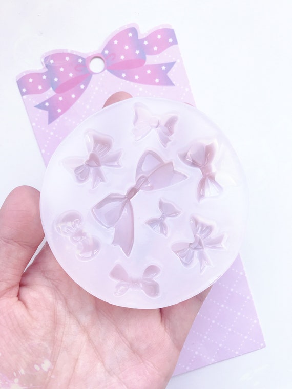 8-cavity Shiny Bow Resin Mold Resin UV Resin Resin Molds | Etsy