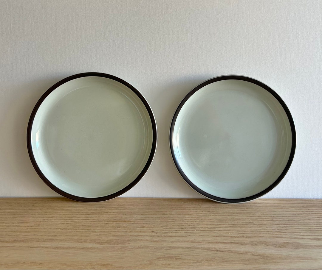 Denby Summit Celadon Bread Plates 1960s Pattern Set of 2 - Etsy