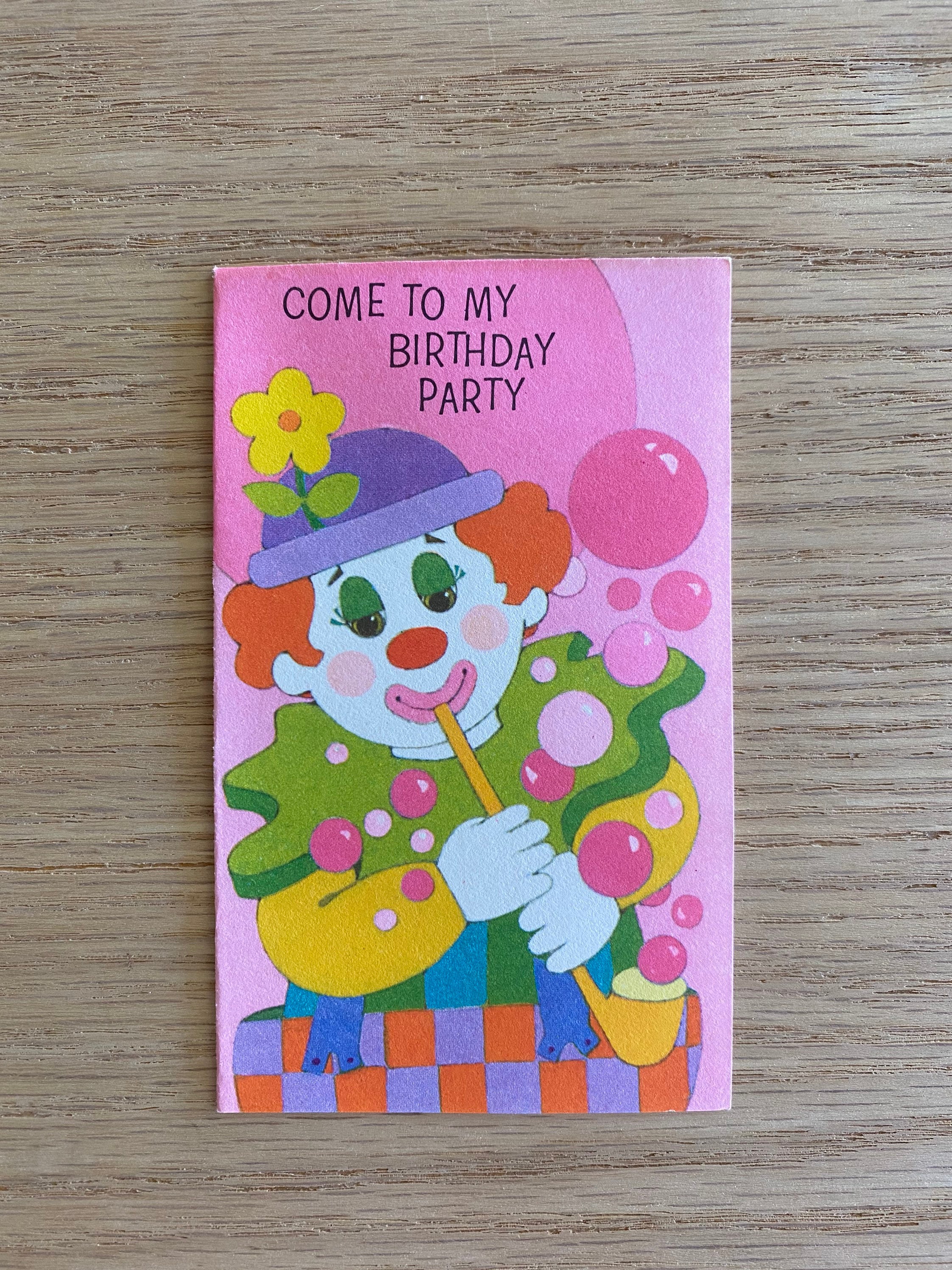 Carlton Cards Vintage Birthday Party Invitations Some in Original ...