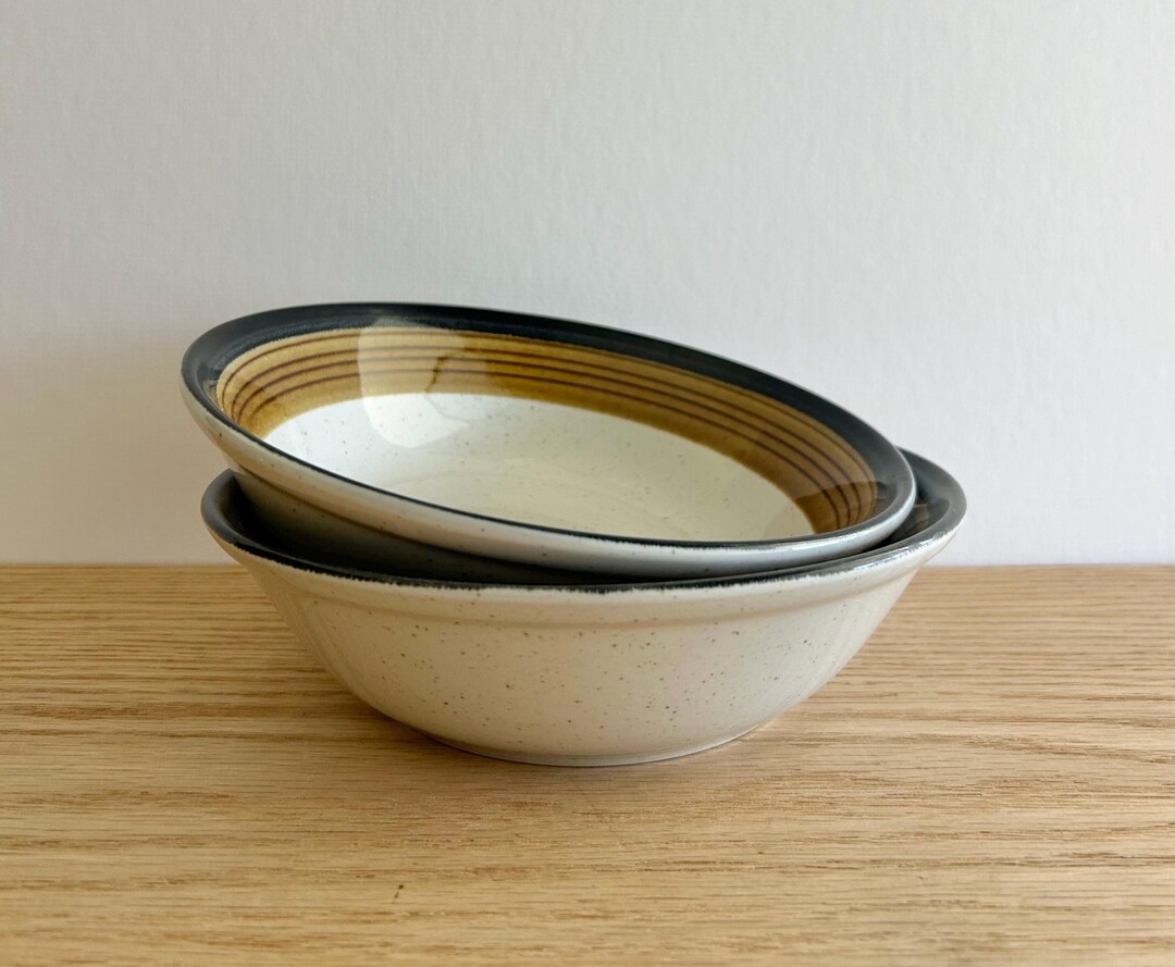 Mikasa Potters Art a Ben Seibel Design Cereal Bowls Set of 2 in Butter ...