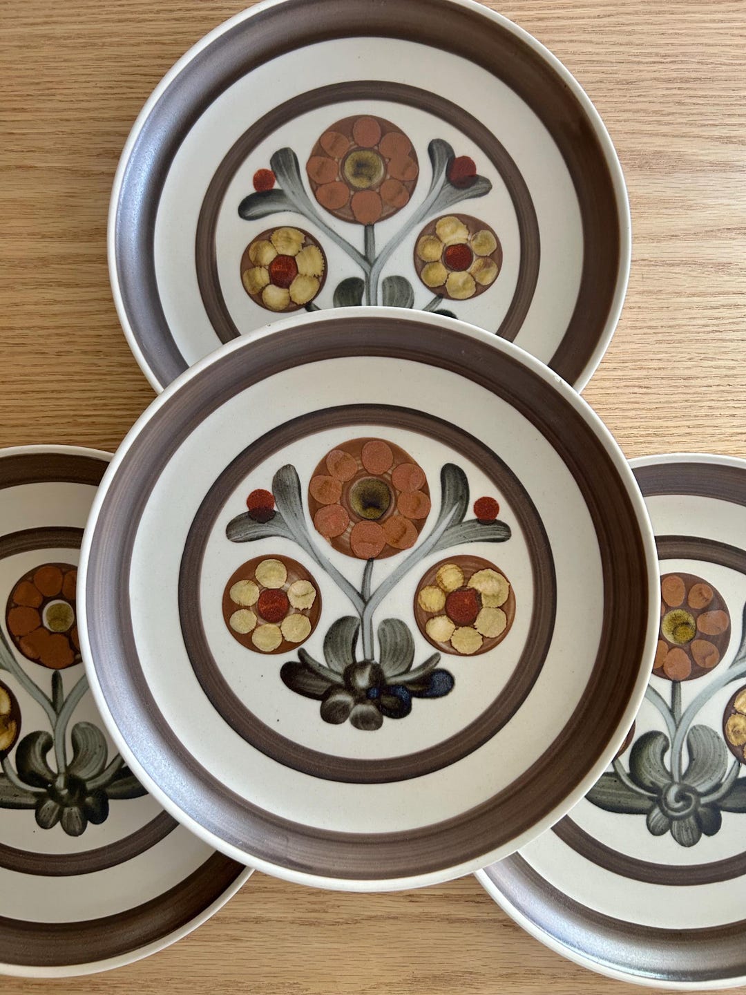Denby Mayflower Dinner Plates Set of 4 1965 Pattern - Etsy