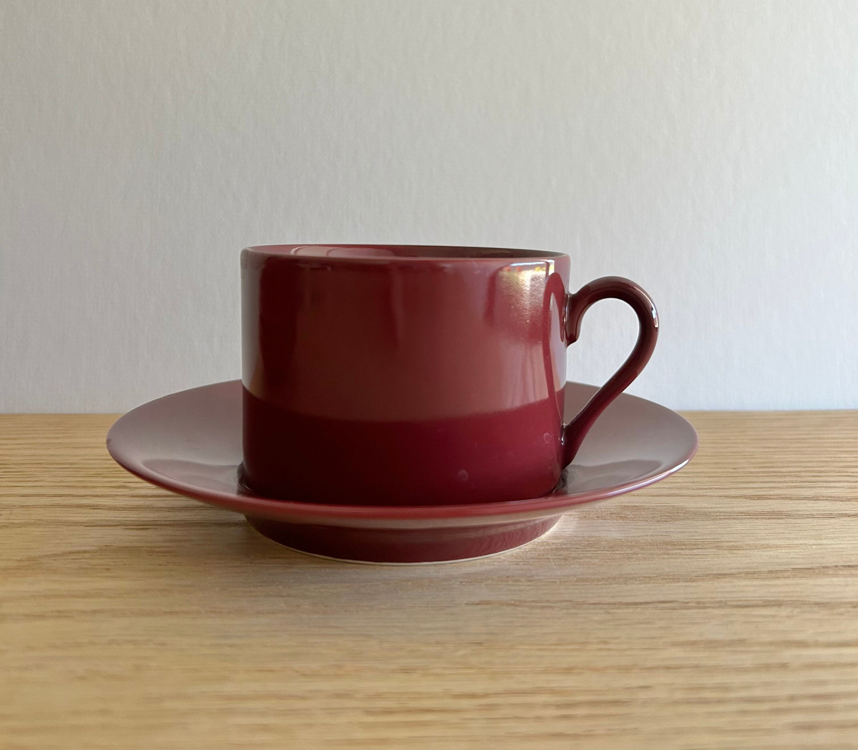 Fitz and Floyd Total Color Spectrum Plum Cups and Saucers Set - Etsy