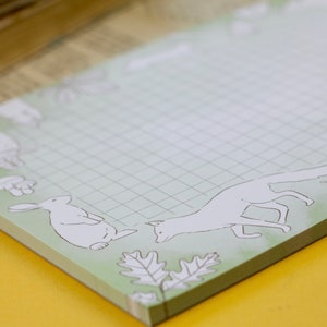 Notepad Forest Animals to Color in DIN A5 50 Pages - Etsy