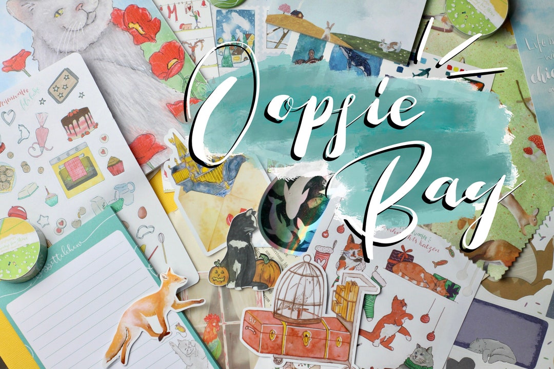 Oopsie Bag B-stock Mystery Bag Grab Bag Postcards, Prints, Bookmarks, Stickers and More - Etsy