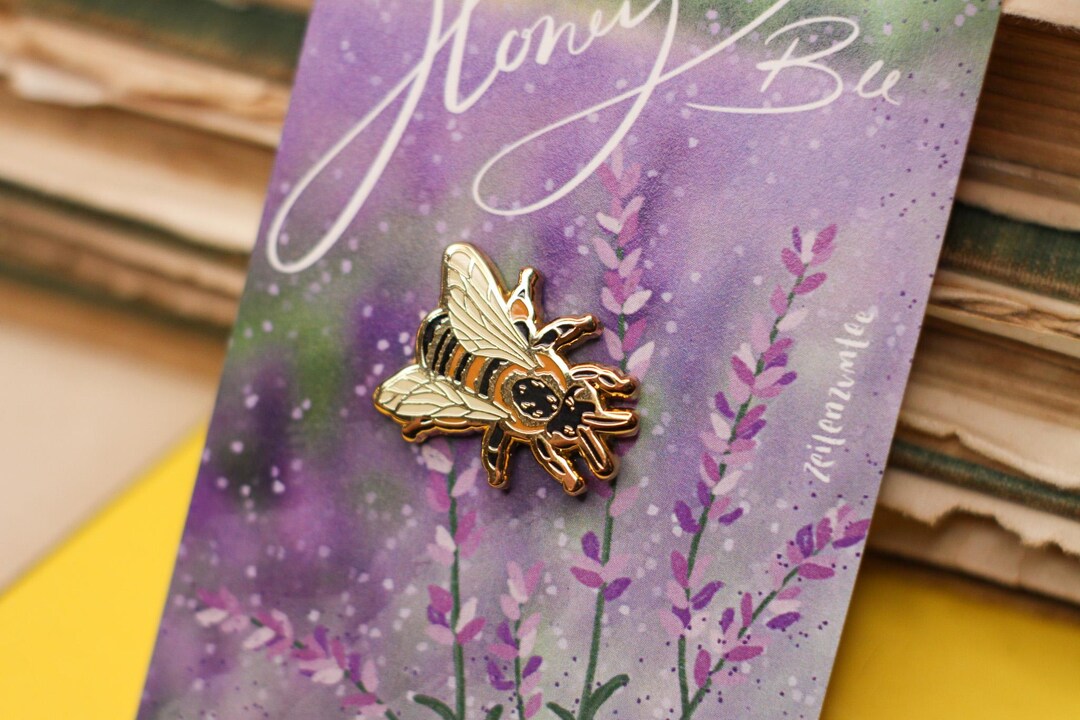Enamel Pin - Bee - Honeybee - Special Edition - Filler Pin - Etsy