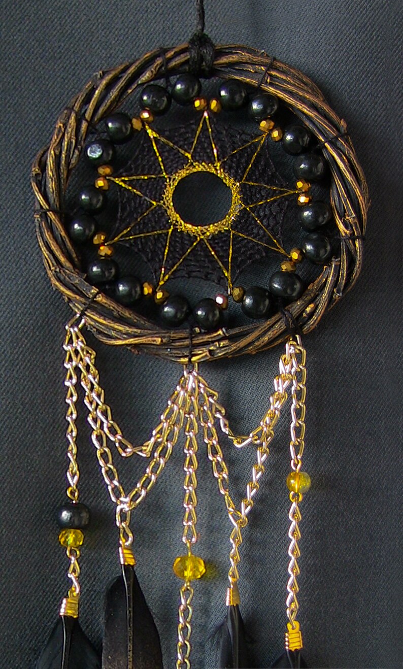 Small Dreamcatcher Mini Dream Catcher Sun Dreamcatcher Black - Etsy