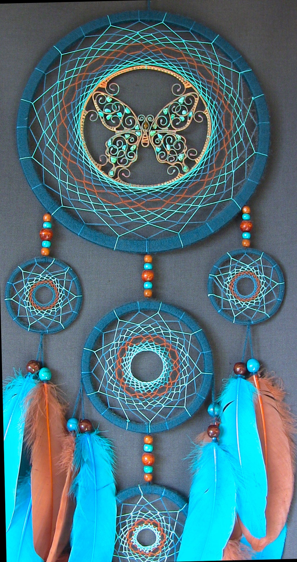 Dreamcatcher Ocean Dreamcatcher Indian Talisman Blue Color - Etsy