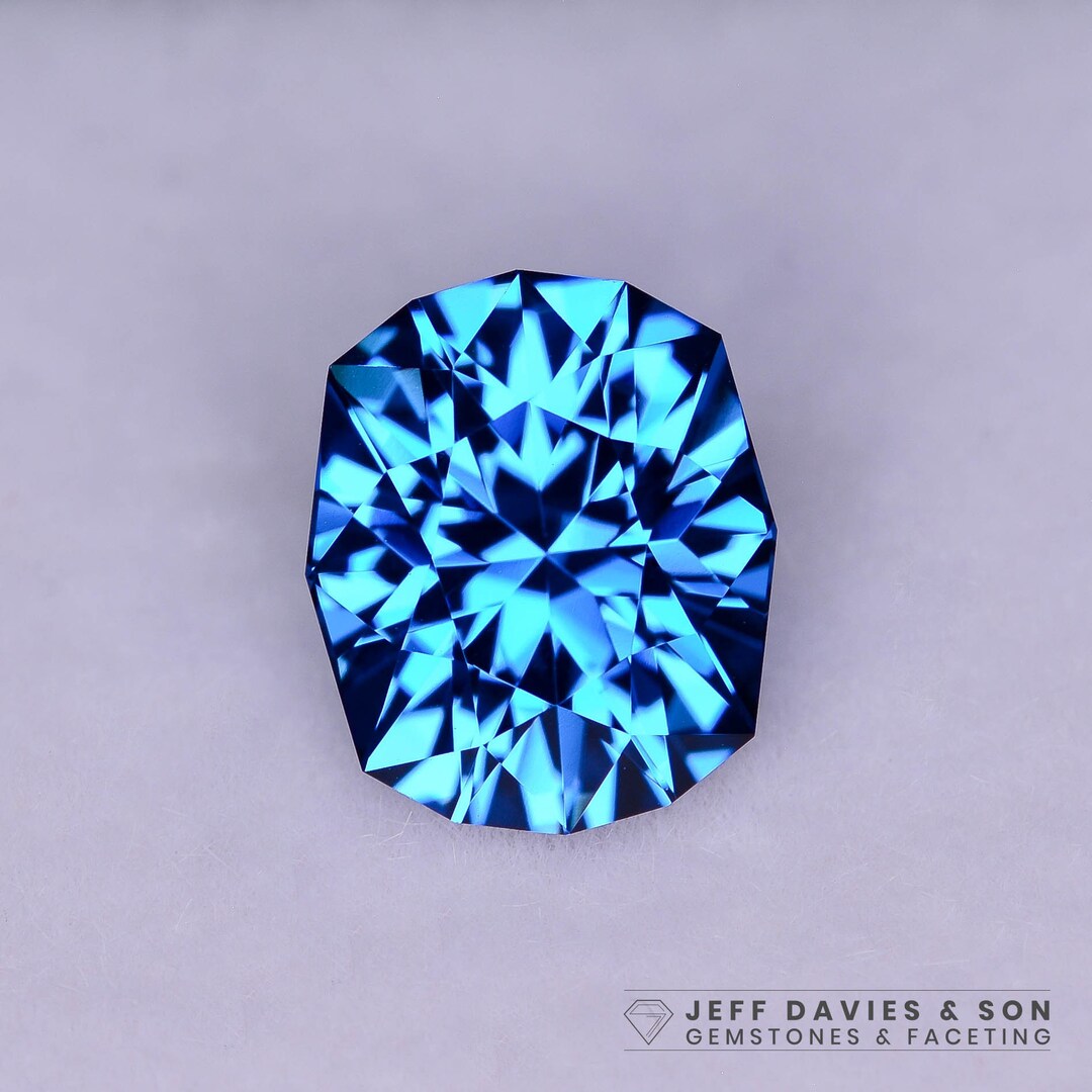 Precision Cut 3.29ct LAB Blue Spinel Flame Fusion - Etsy