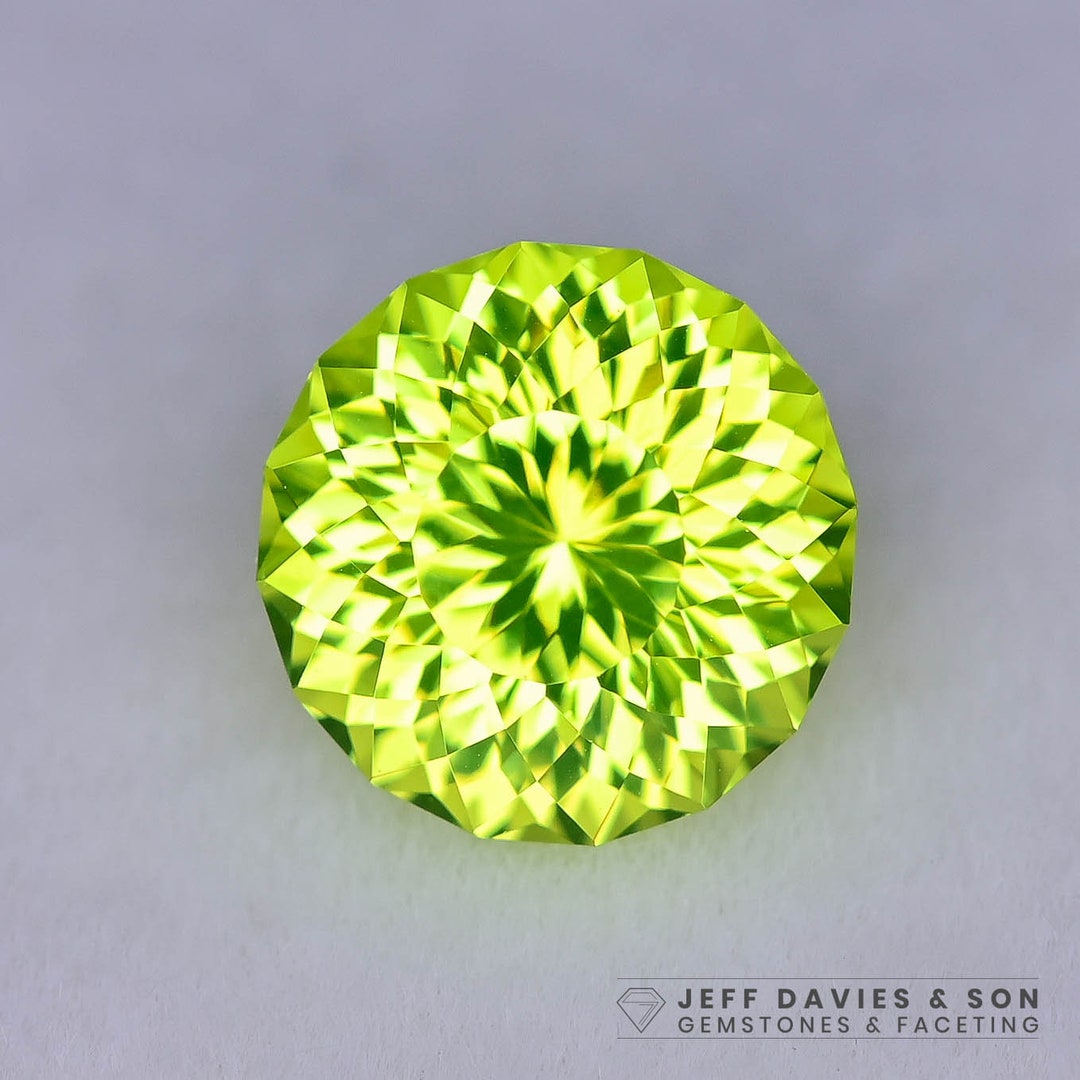 Precision Cut 3.27ct LAB Lumo Garnet Luag Lutetium Aluminum Garnet ...