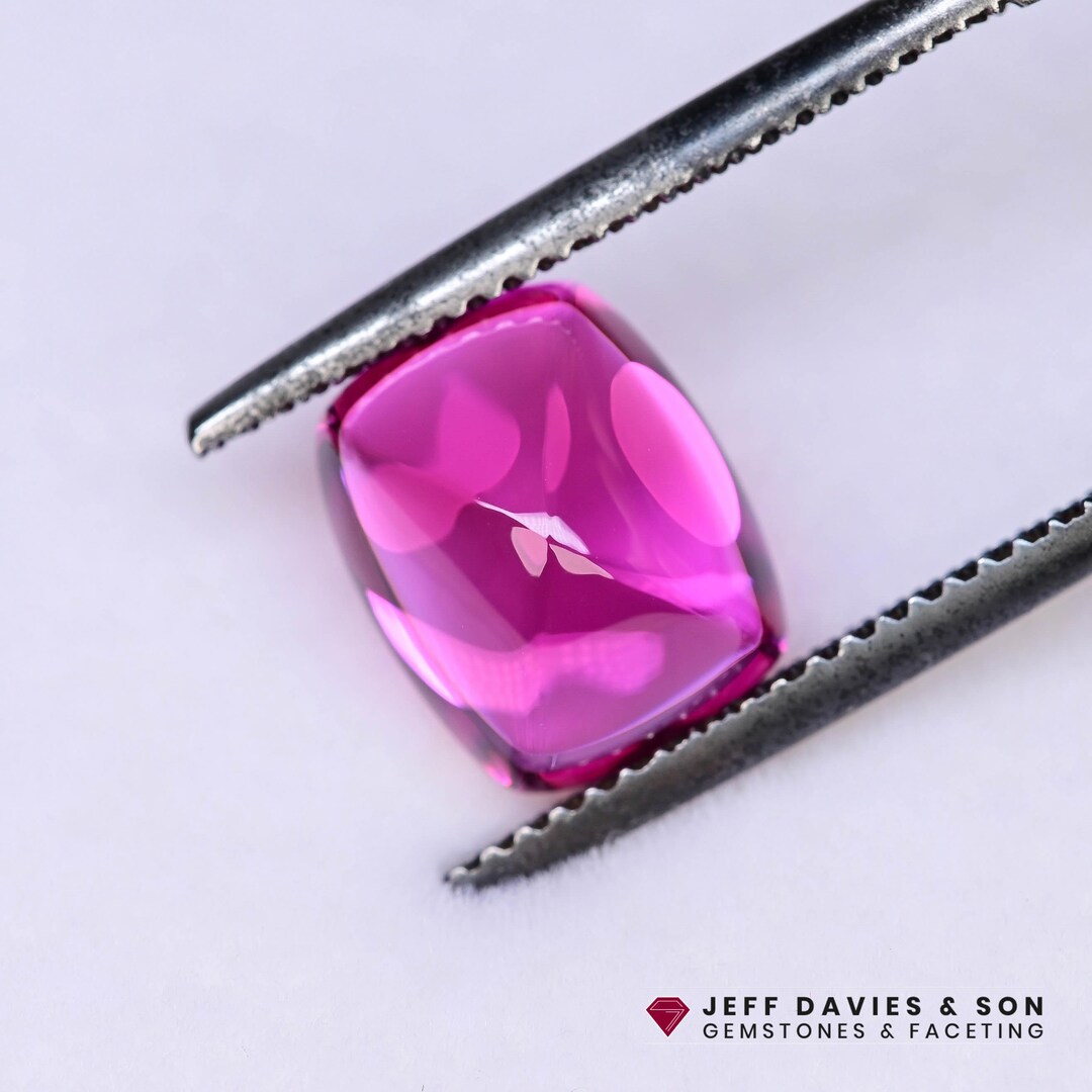 4.60ct LAB Hot Pink Sapphire (sugarloaf) - Precision Cut - Etsy
