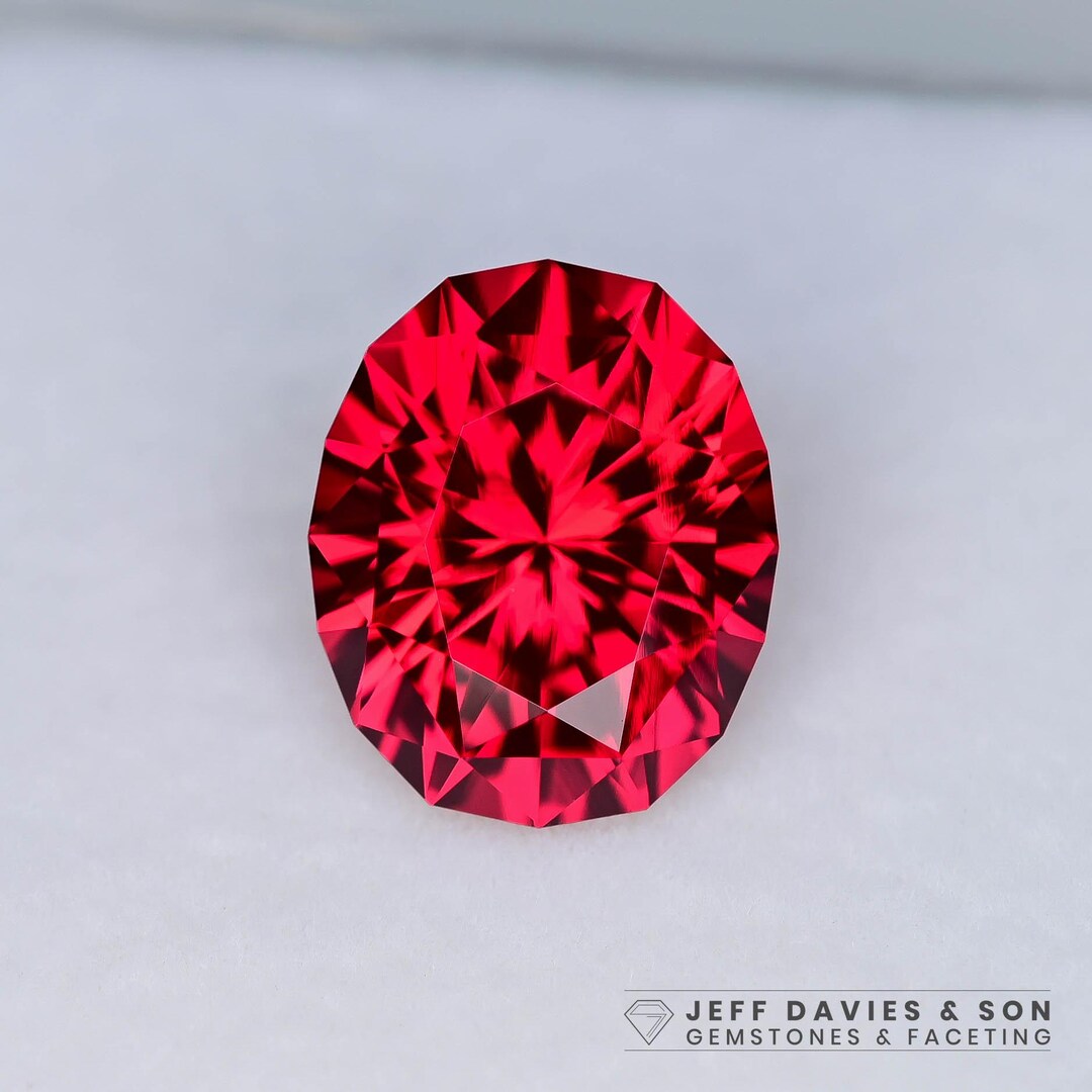 8.56ct LAB Bright Red Ruby - Precision Cut With Superior Polishing! - Etsy