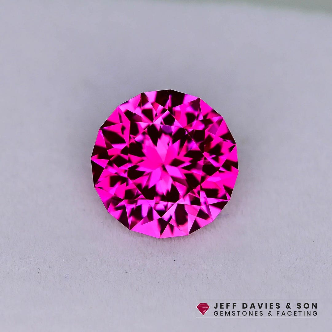 Precision Cut - 5.64ct LAB Hot Pink Sapphire - Etsy