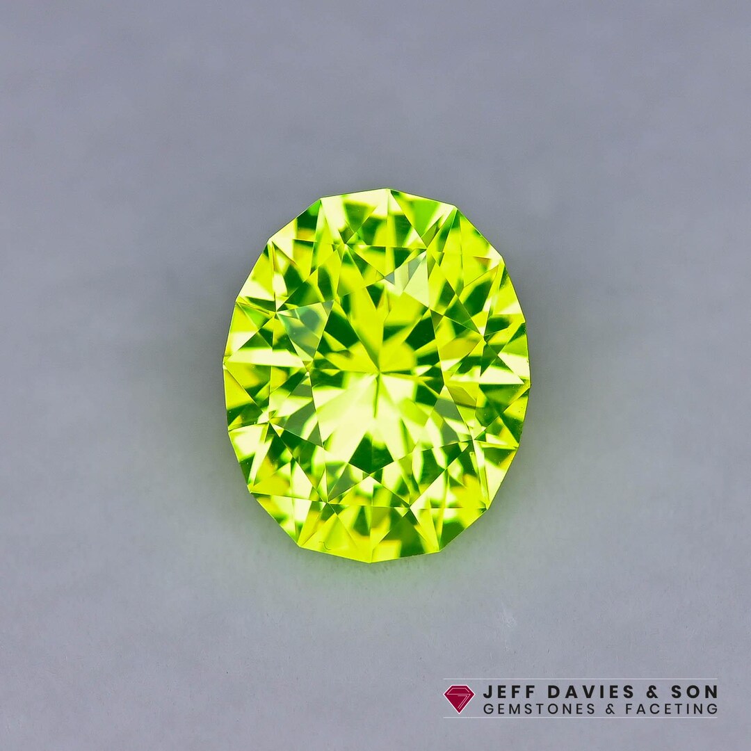 Precision Cut - 5.11ct LAB Lumo Garnet Luag - Lutetium Aluminum Garnet ...